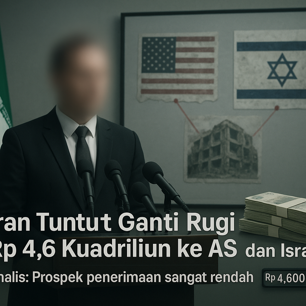 Iran Tuntut Ganti Rugi Rp 4,6 Kuadriliun ke AS dan Israel – Portal Berita